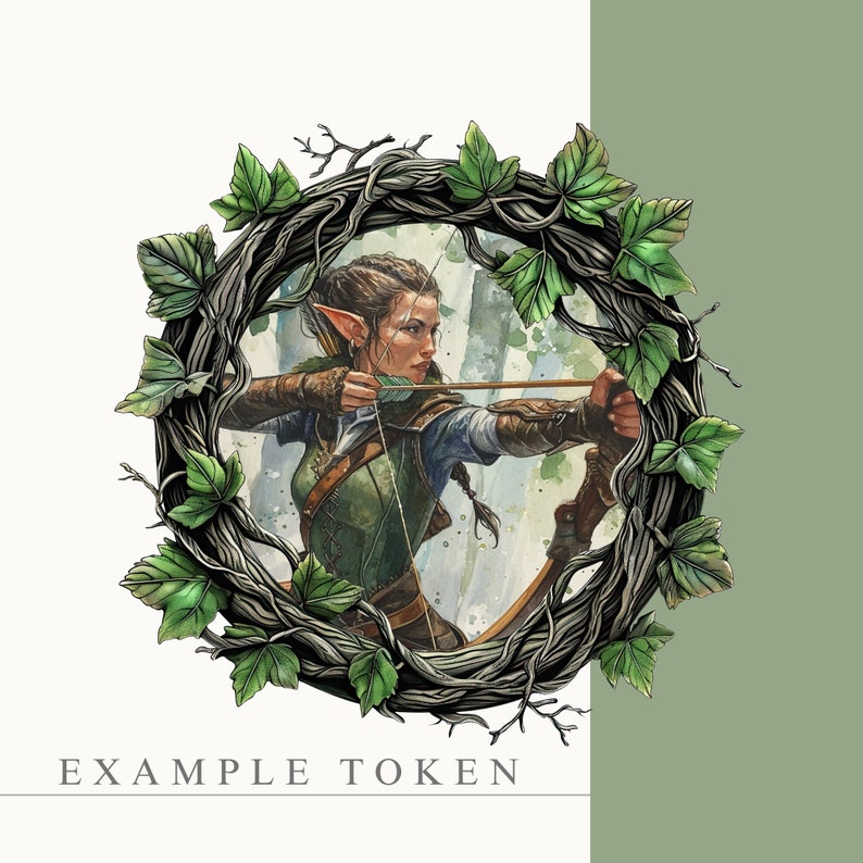 D&D Ranger Token Border for Dungeons and Dragons Tabletop RPG Roll20 ...