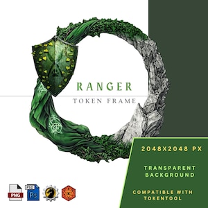 D&D Ranger Token Border for Dungeons and Dragons Tabletop RPG Roll20 ...