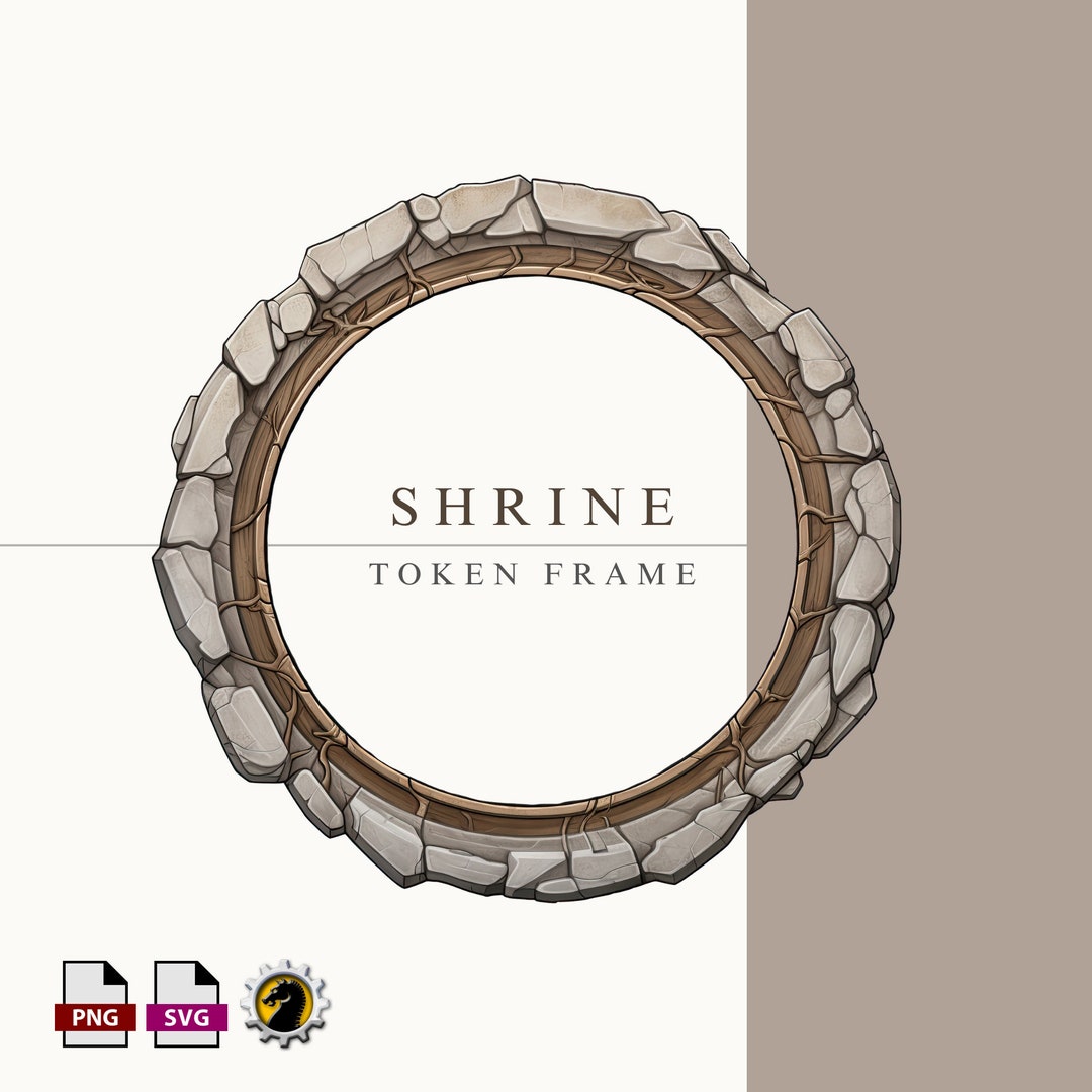 D&D Token Border for Dungeons and Dragons Tabletop RPG Roll20 VTT ...