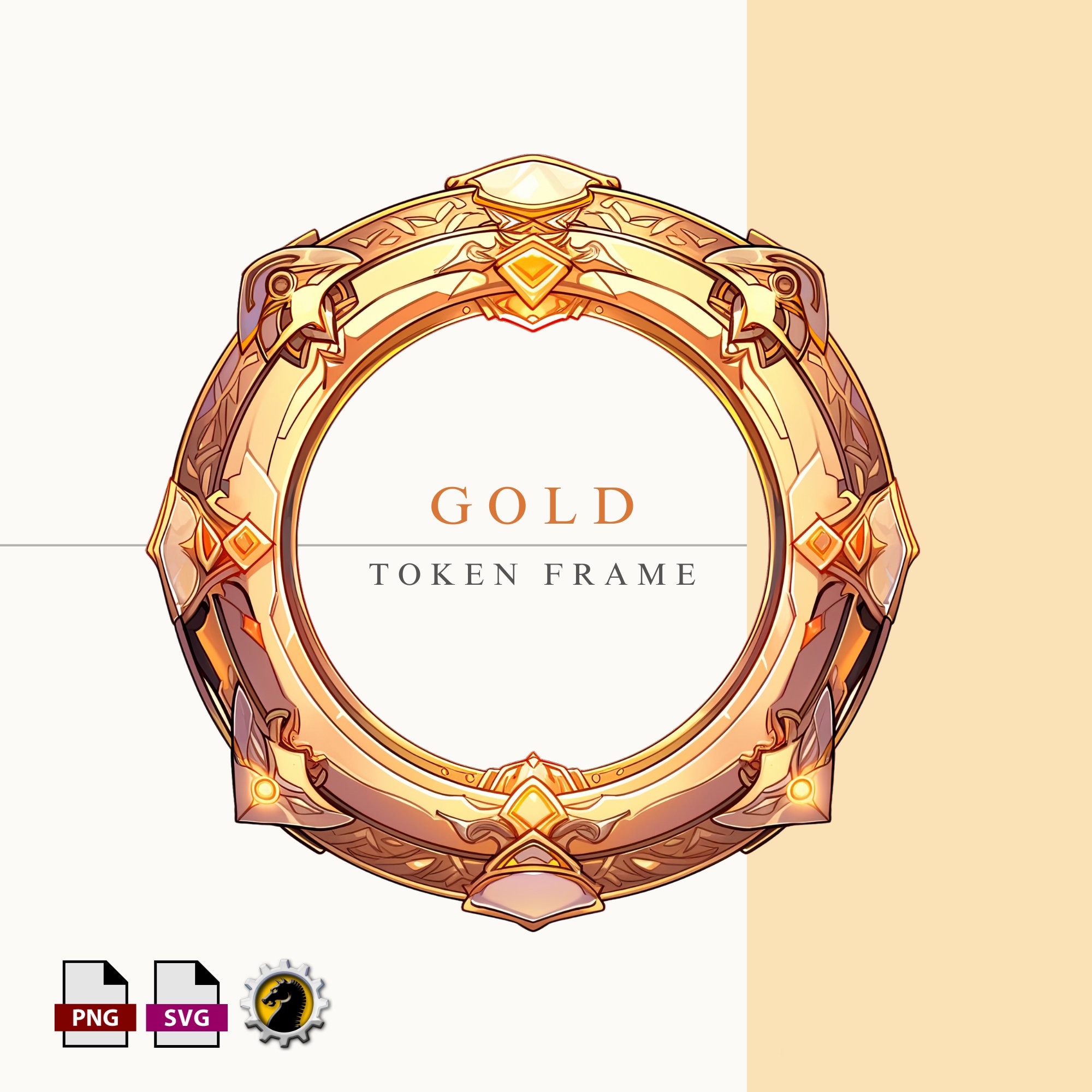 D&D Token Border for Dungeons and Dragons Tabletop RPG Roll20 VTT ...