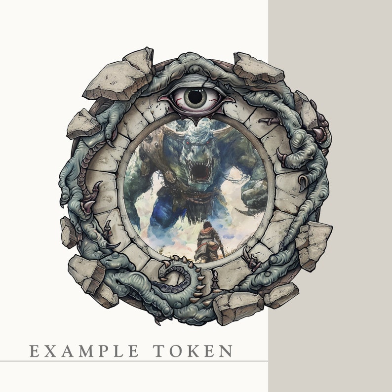 D&D Old God Token Border for Dungeons and Dragons Tabletop RPG Roll20 ...