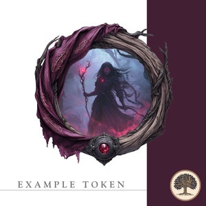 D&D Shadow Sorcerer Token Border for Dungeons and Dragons Tabletop RPG ...