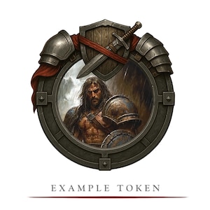 D&D Fighter Token Border for Dungeons and Dragons Tabletop RPG Roll20 ...