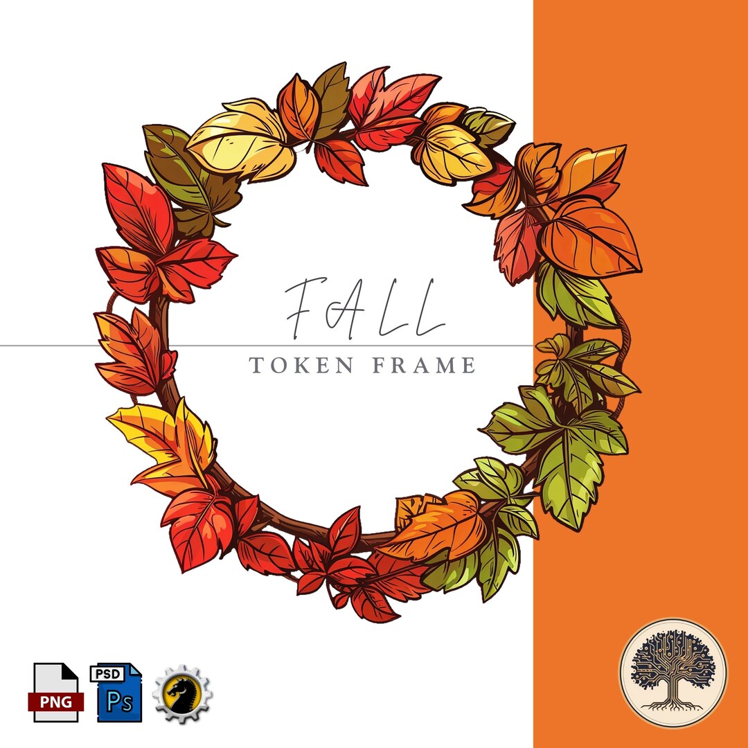 D&D Fall Token Border for Dungeons and Dragons Tabletop RPG Roll20 VTT ...