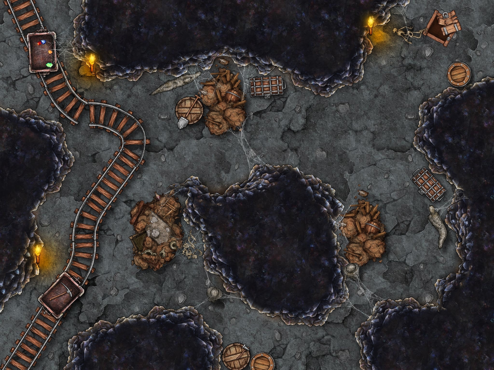 Custom Dnd Battlemap With Grid for Dungeons and Dragons - Etsy