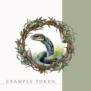 D&D Nature Border Bundle 10 Token Frames for Tabletop Dungeons and ...