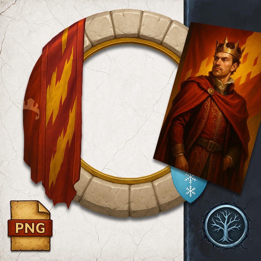 Lord Token Frame: House Alliance Border for VTT RPG (PNG Files - Etsy