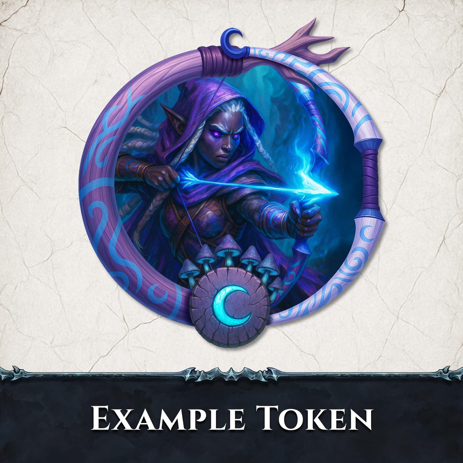 Fantasy RPG Token Border: Transparent Character Portrait Frame (PNG ...