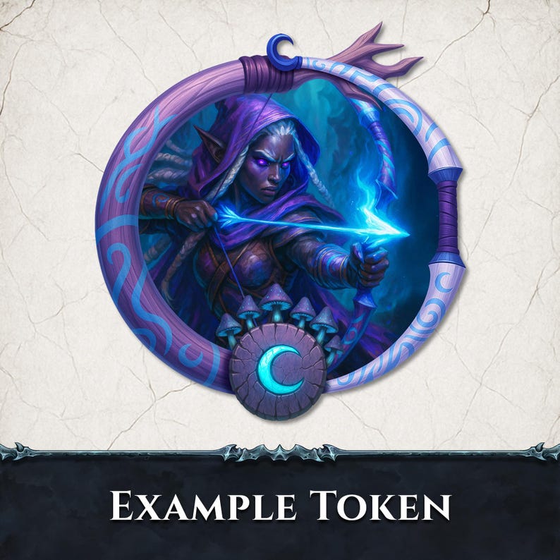 Fantasy RPG Token Border: Transparent Character Portrait Frame (PNG ...
