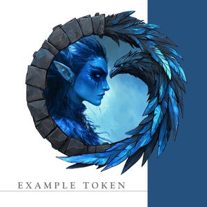 Dnd Border Bundle 12 Token Frames for Tabletop Dungeons and Dragons RPG ...