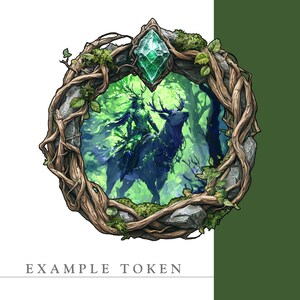 D&D Druid Token Border for Dungeons and Dragons Tabletop RPG Roll20 VTT ...
