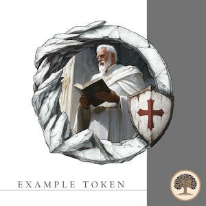 D&D Cleric Clergy Token Border for Dungeons and Dragons Tabletop RPG ...