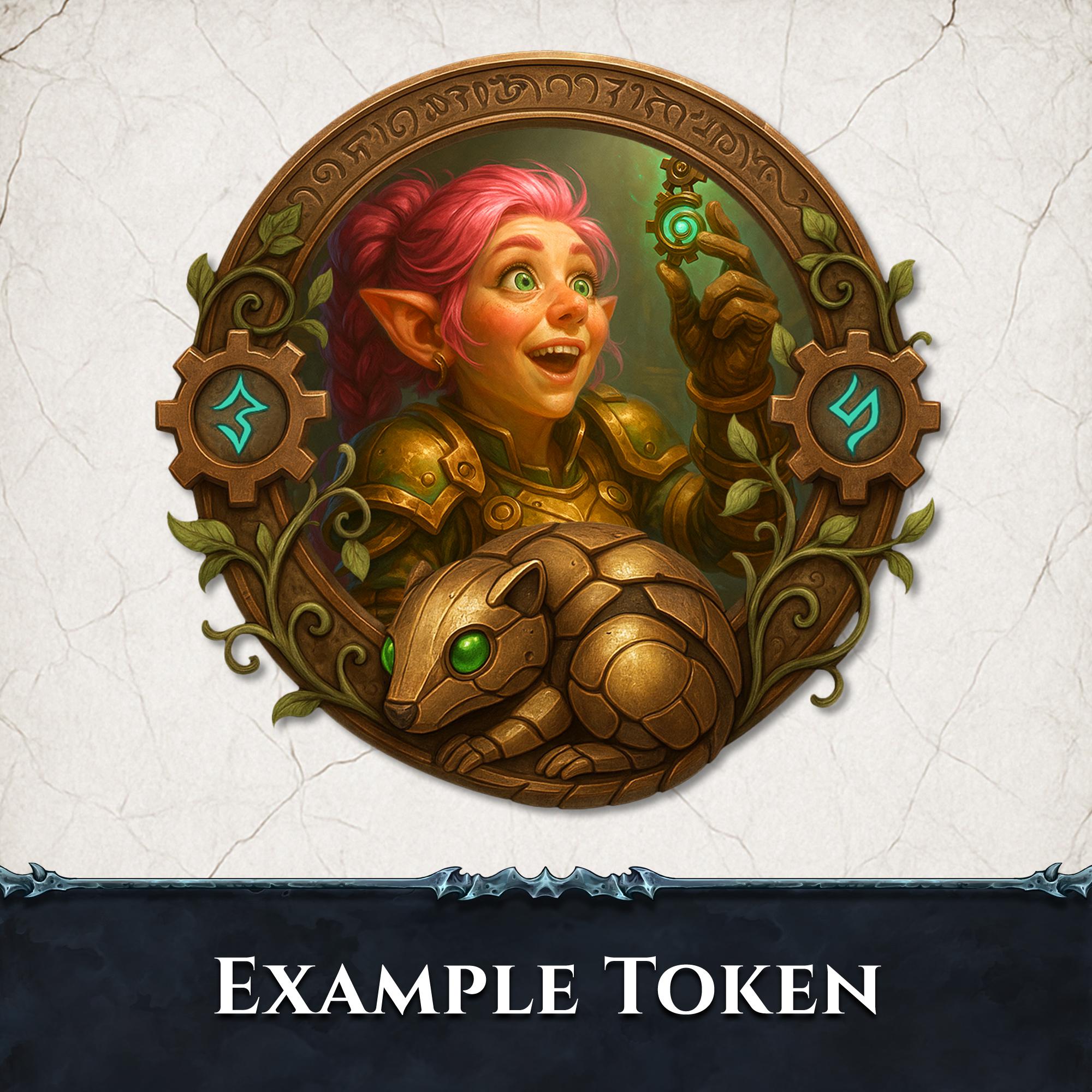 Core Races Border Frames: Dnd Character Portraits, VTT RPG Clip Art ...