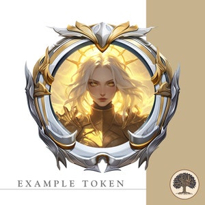 D&D Paladin Token Border for Dungeons and Dragons Tabletop RPG Roll20 ...