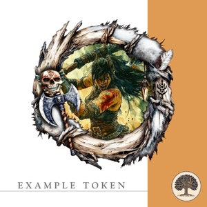 D&D Barbarian Token Border for Dungeons and Dragons Tabletop RPG Roll20 ...