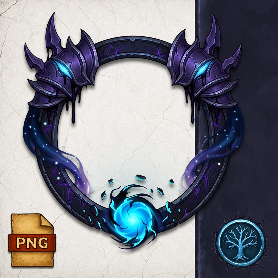 Shadow Sorcerer Token Border: for Dnd 5e Character Portraits - Etsy UK