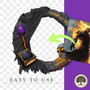 D&D Warlock Class Token Border for Dungeons and Dragons Tabletop RPG ...