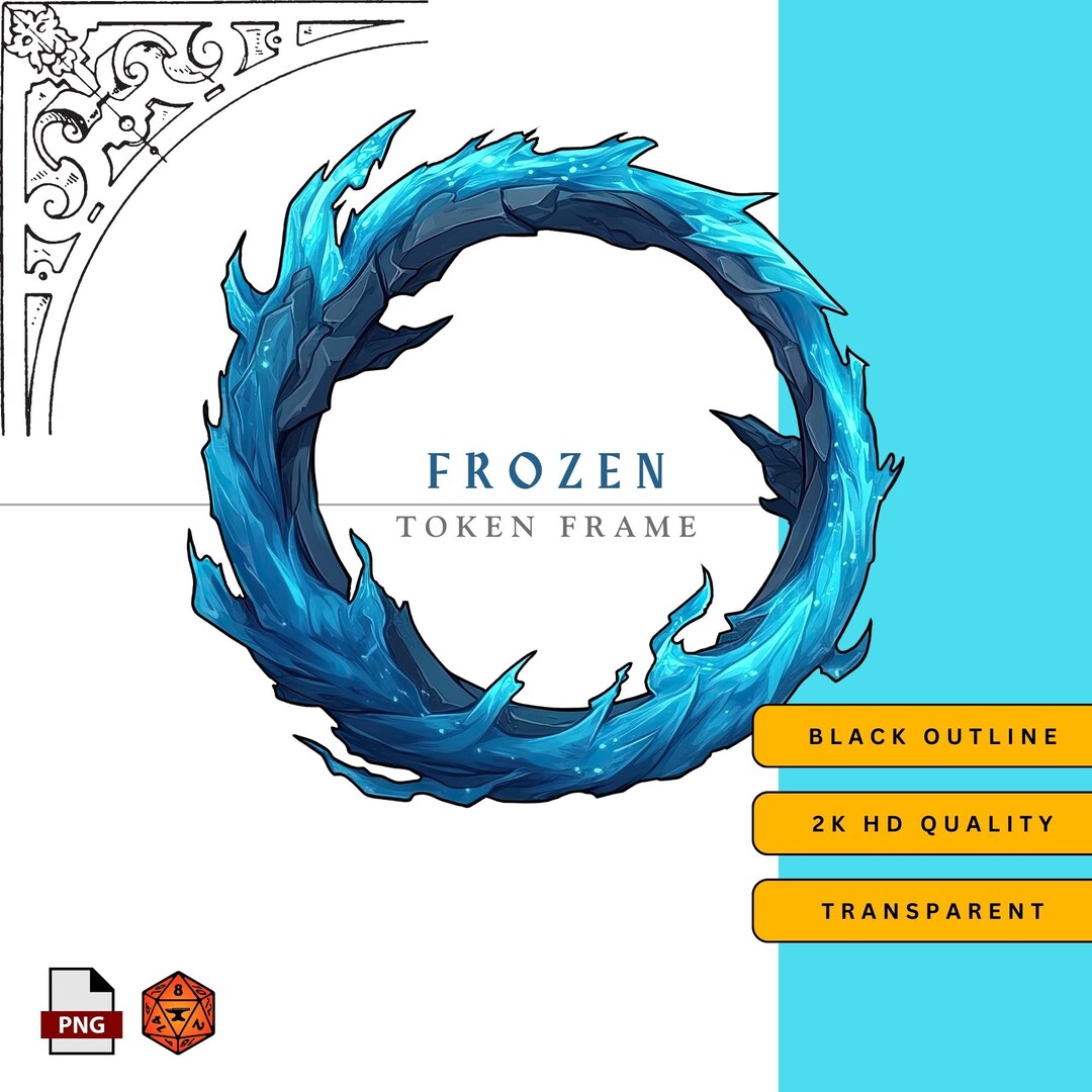 D&D Frost Mage Token Border for Dungeons and Dragons Tabletop RPG ...