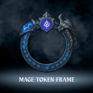 D&D Token Border for Dungeons and Dragons Tabletop RPG Roll20 VTT Foundry Dnd Character Frame ...