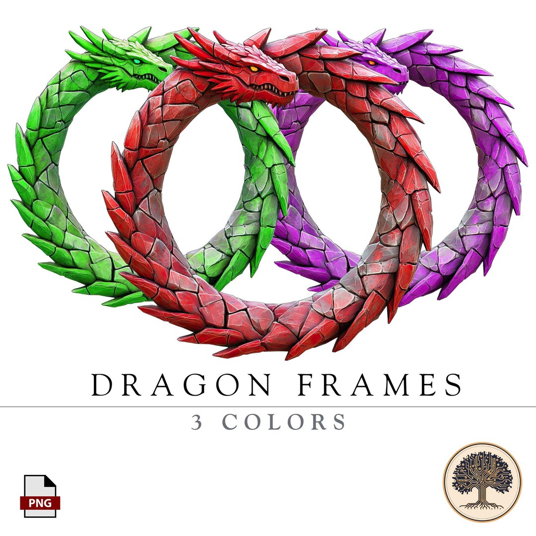 D&D Dragonborn Race Token Border for Dungeons and Dragons Tabletop RPG ...