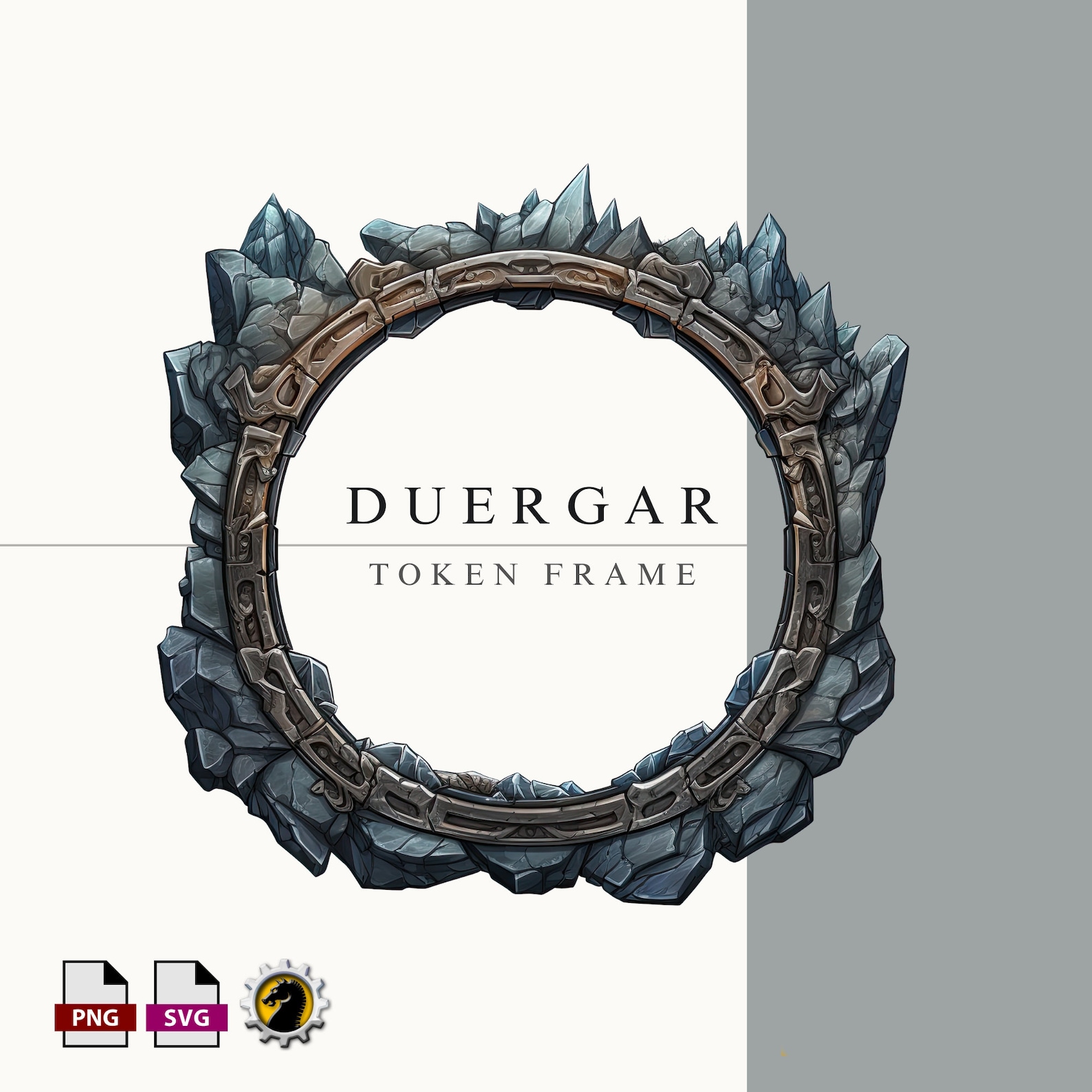 D&D Duergar Token Border for Dungeons and Dragons Tabletop RPG Roll20 ...