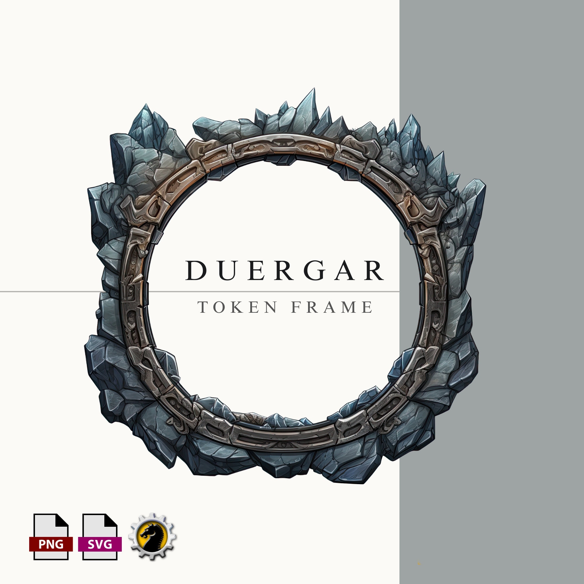 D&D Duergar Token Border for Dungeons and Dragons Tabletop RPG Roll20 ...
