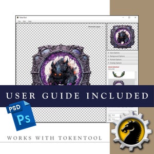 D&D Werewolf Token Border for Dungeons and Dragons Tabletop RPG Roll20 VTT Foundry and Dnd Wolf ...