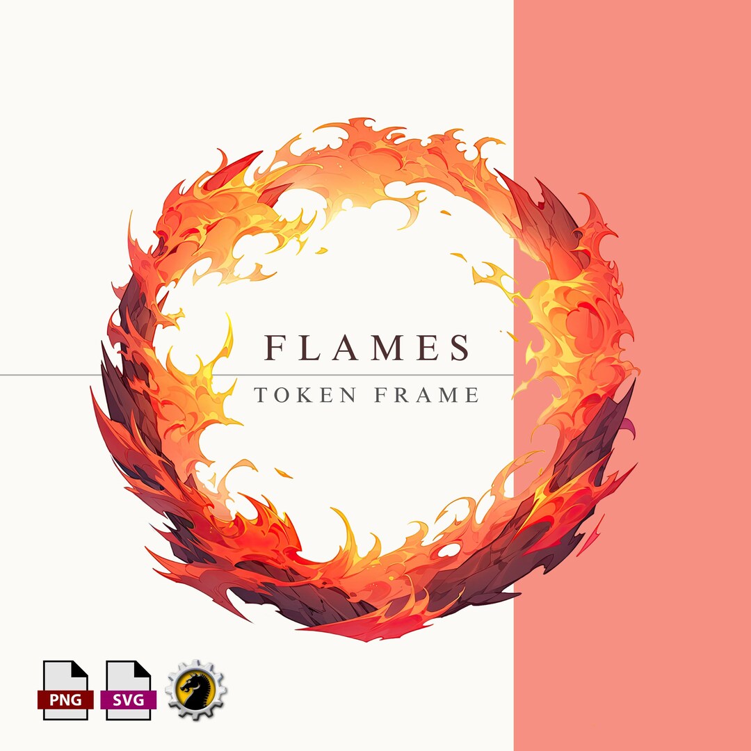 D&D Token Border for Dungeons and Dragons Tabletop RPG Roll20 VTT ...