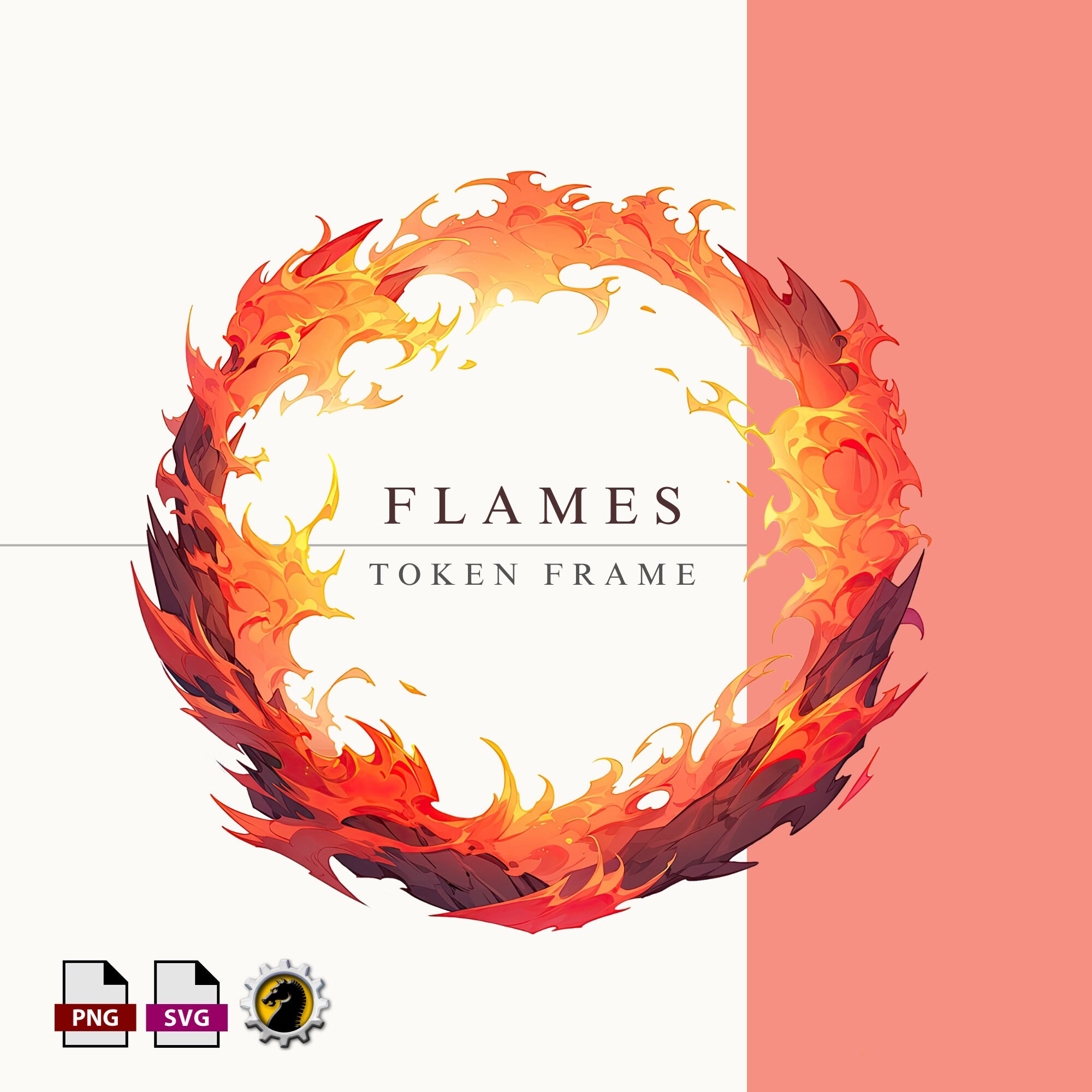 D&D Token Border for Dungeons and Dragons Tabletop RPG Roll20 VTT ...