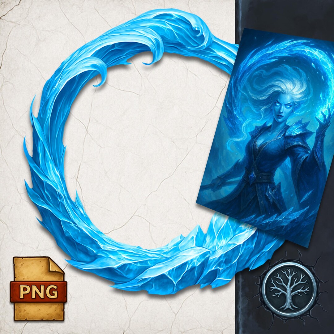 Fantasy RPG Token Border: Dnd Character Portrait Frame (PNG Files ...