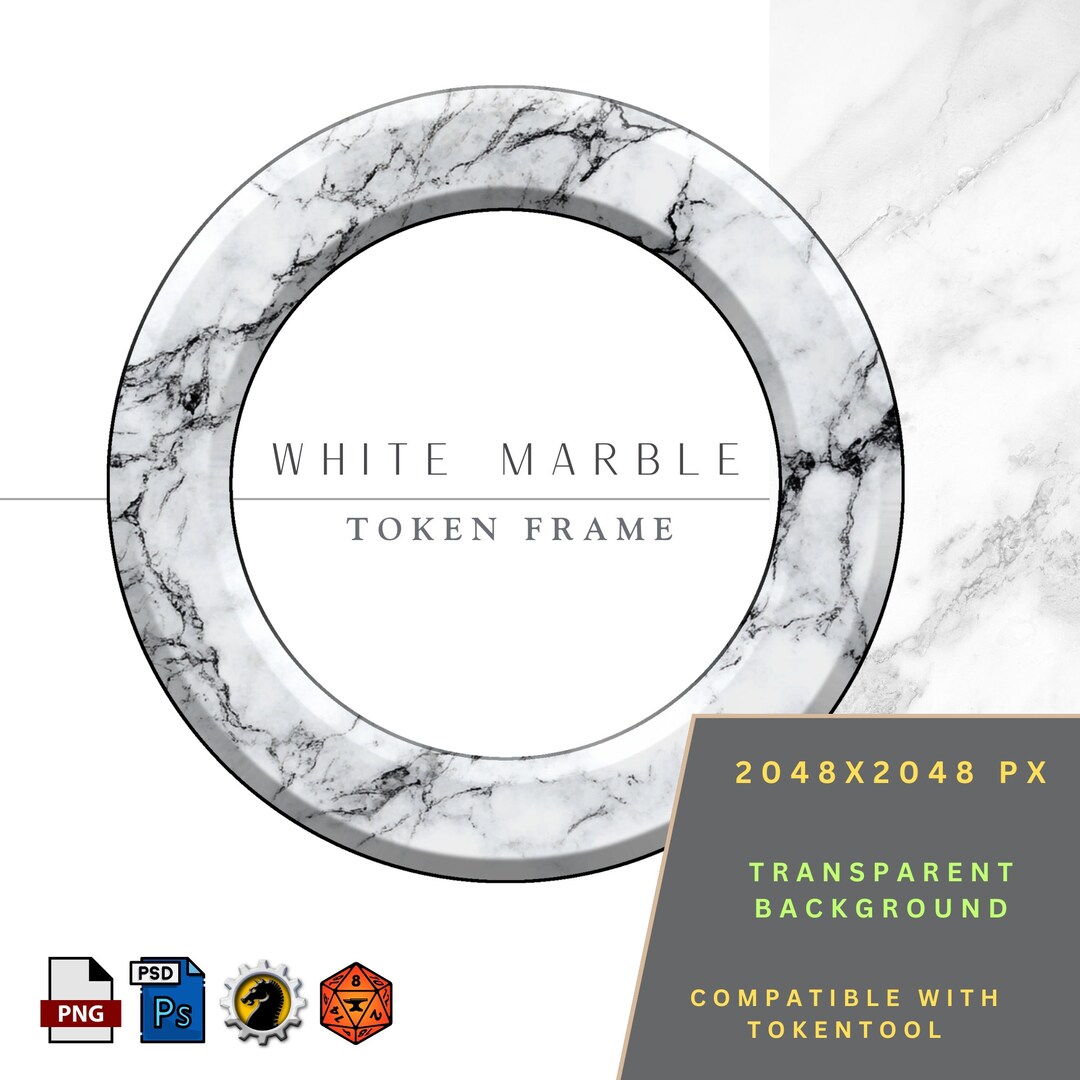 D&D Token Border for Dungeons and Dragons Tabletop RPG Roll20 VTT ...