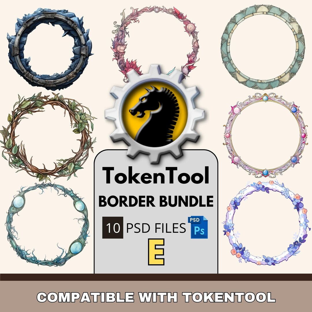 D&D Border Frame Bundle for Virtual Tabletop Dungeons and Dragons ...