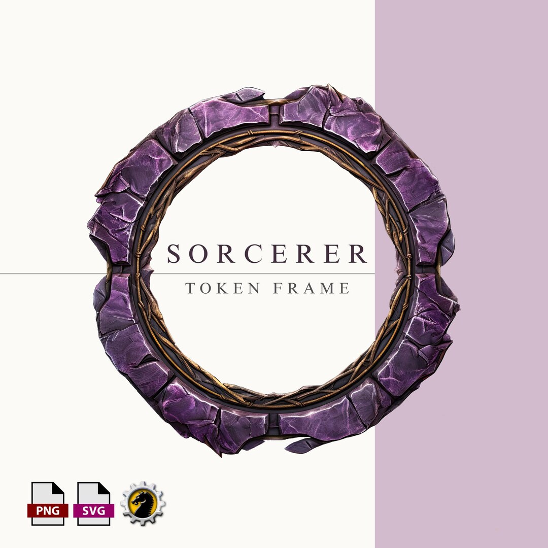 D&D Token Border for Dungeons and Dragons Tabletop RPG Roll20 VTT ...
