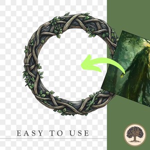 D&D Druid Token Border for Dungeons and Dragons Tabletop RPG Roll20 VTT ...