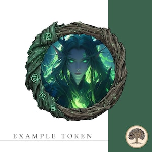 D&D Arch Druid Token Border for Dungeons and Dragons Tabletop RPG ...