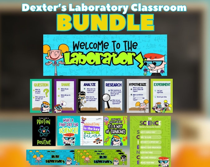Dexter’s Laboratory Classroom Decor Bundle (DIGITAL and PRINTABLE) - Etsy