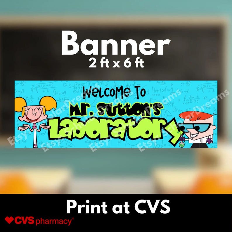 Dexter’s Laboratory Math and Science Classroom Decor Mega Bundle ...