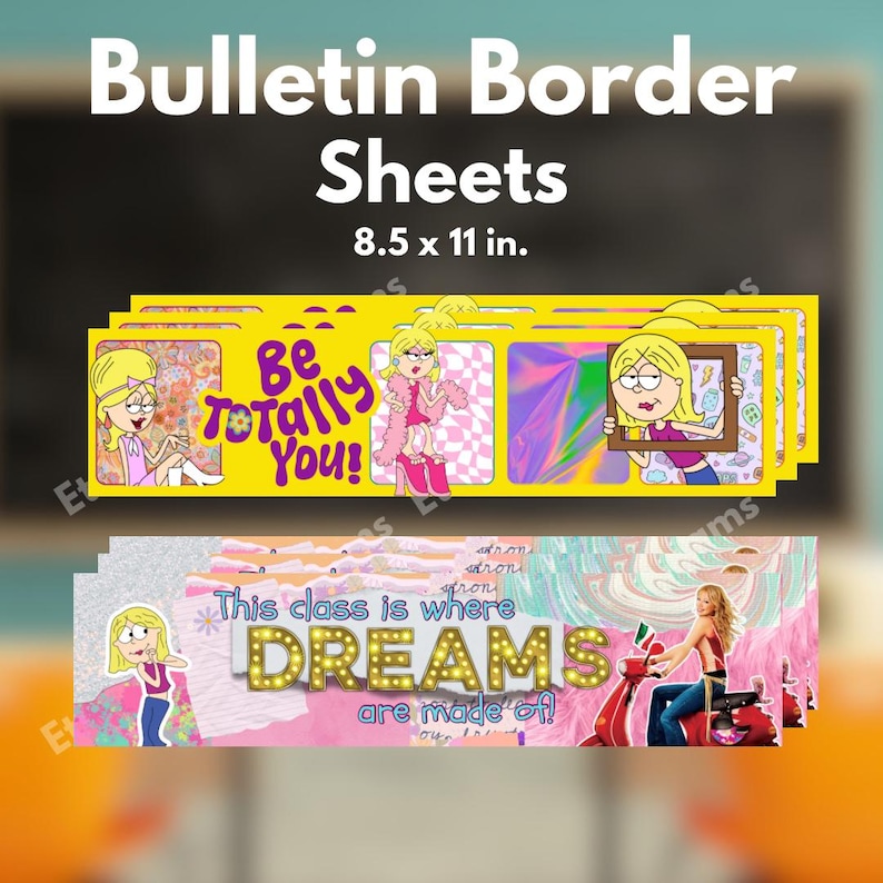 Lizzie Mcguire Inspired Classroom Decor Bundle (DIGITAL and Printable ...