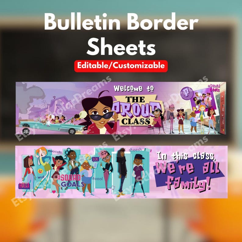 The Original Proud Family (editable) Ultimate Classroom Decor Bundle - Etsy