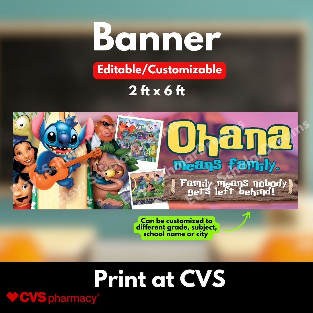 Lilo & Stitch Tropical Classroom Bundle - Etsy