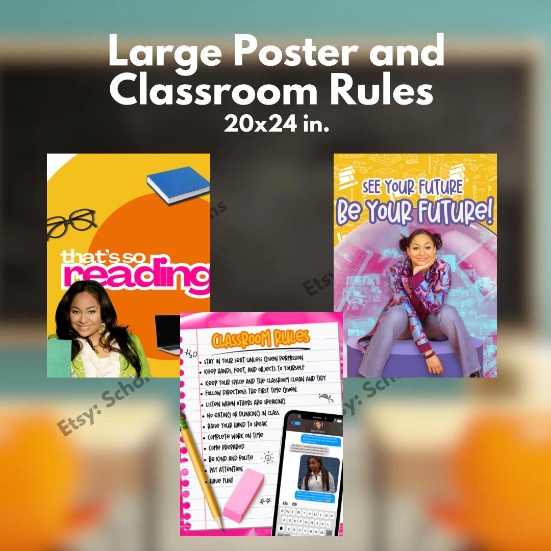 That’s so Raven (READING) Classroom Bundle (DIGITAL and PRINTABLE) - Etsy