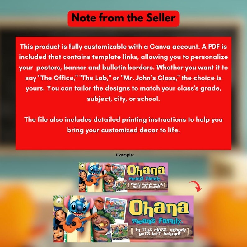 Lilo & Stitch Tropical Classroom Bundle - Etsy