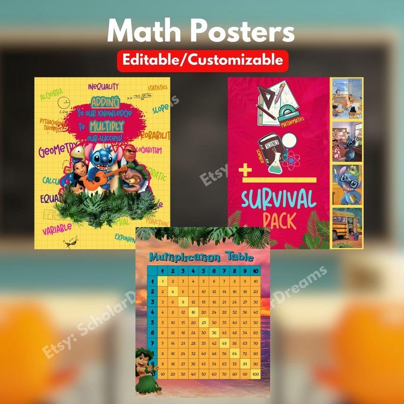 Lilo & Stitch Tropical Classroom Bundle - Etsy