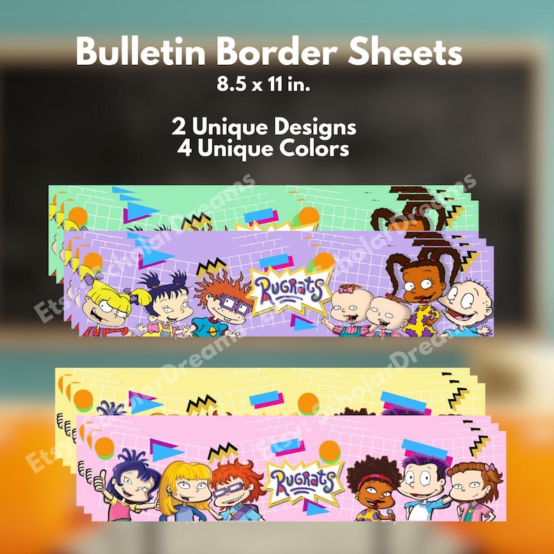 Rugrats (90's Aesthetic) Classroom Decor Bundle (DIGITAL and PRINTABLE ...