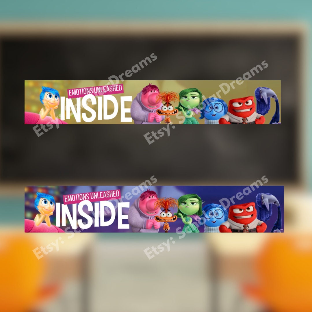 Inside Out Bulletin Border - Etsy