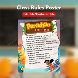 Lilo & Stitch Tropical Classroom Bundle - Etsy
