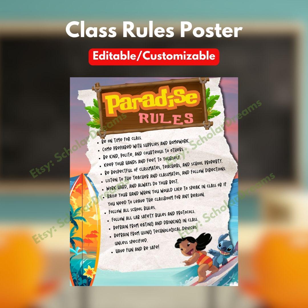 Lilo & Stitch Tropical Classroom Bundle - Etsy