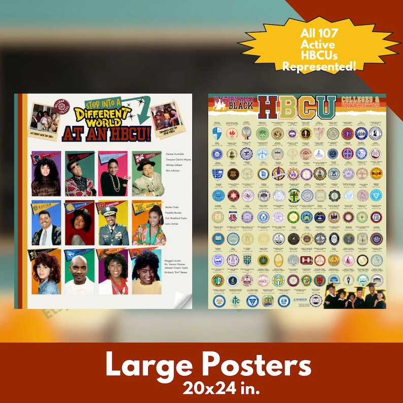 A Different World (HBCU) Bundle (DIGITAL and Printable) - Etsy