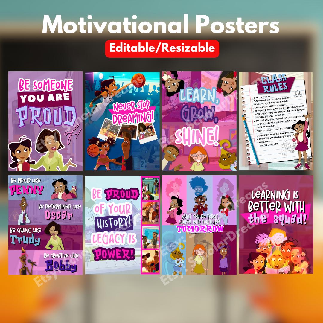 The Original Proud Family (editable) Ultimate Classroom Decor Bundle - Etsy