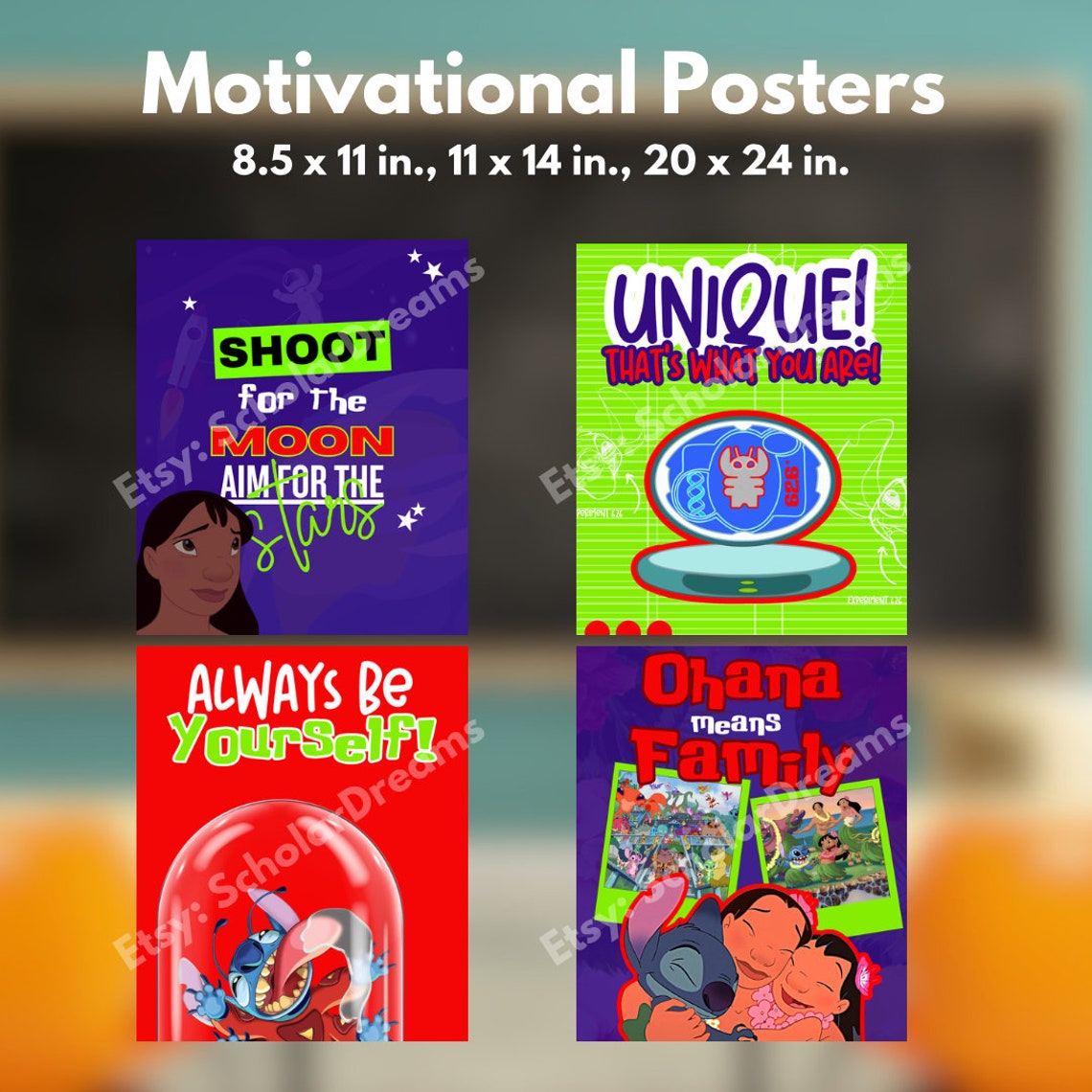 Lilo & Stitch Alien Invasion Classroom Bundle - Etsy